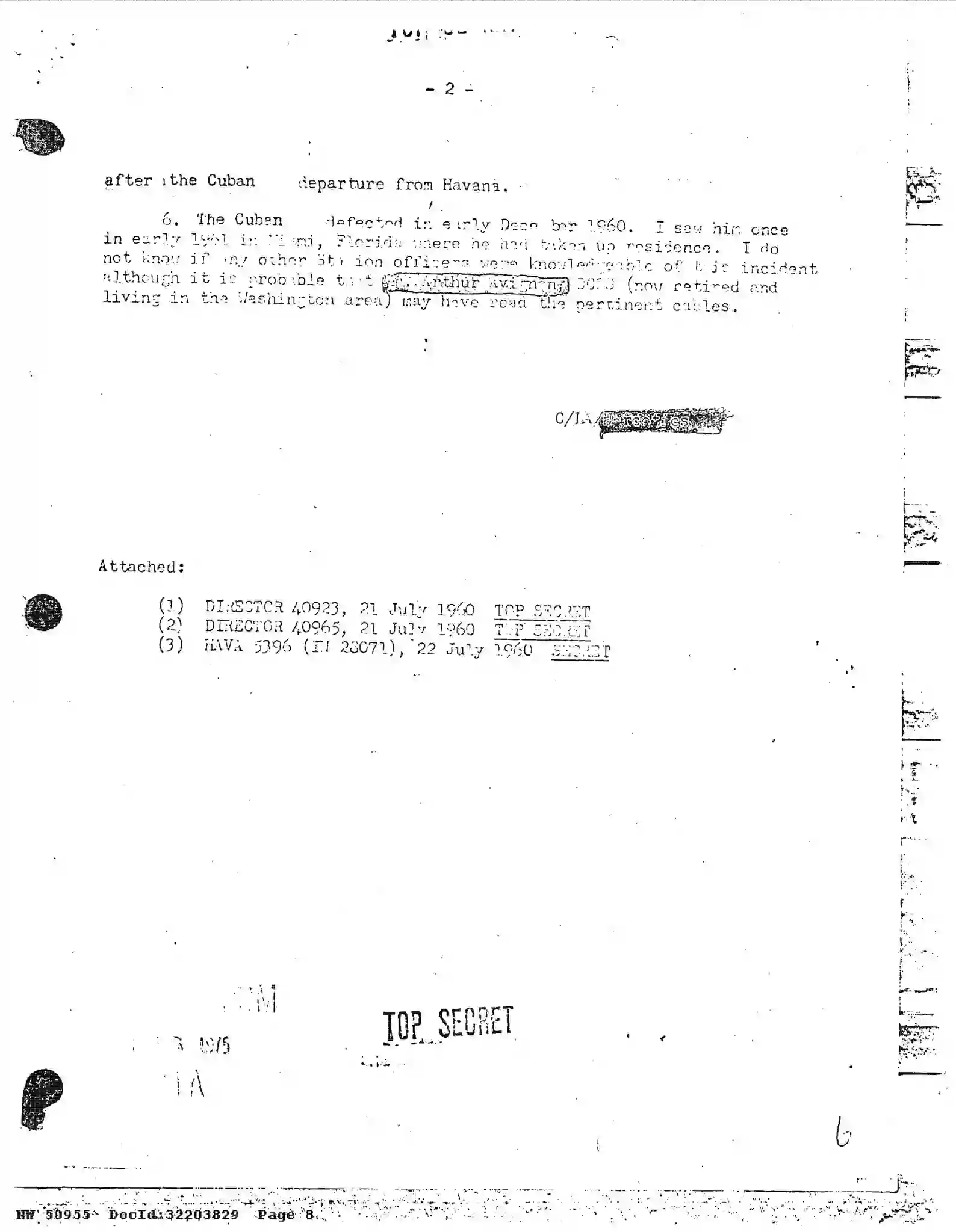 TESTIMONY OF EDWARD H. HINKLE (157-10011-10061)